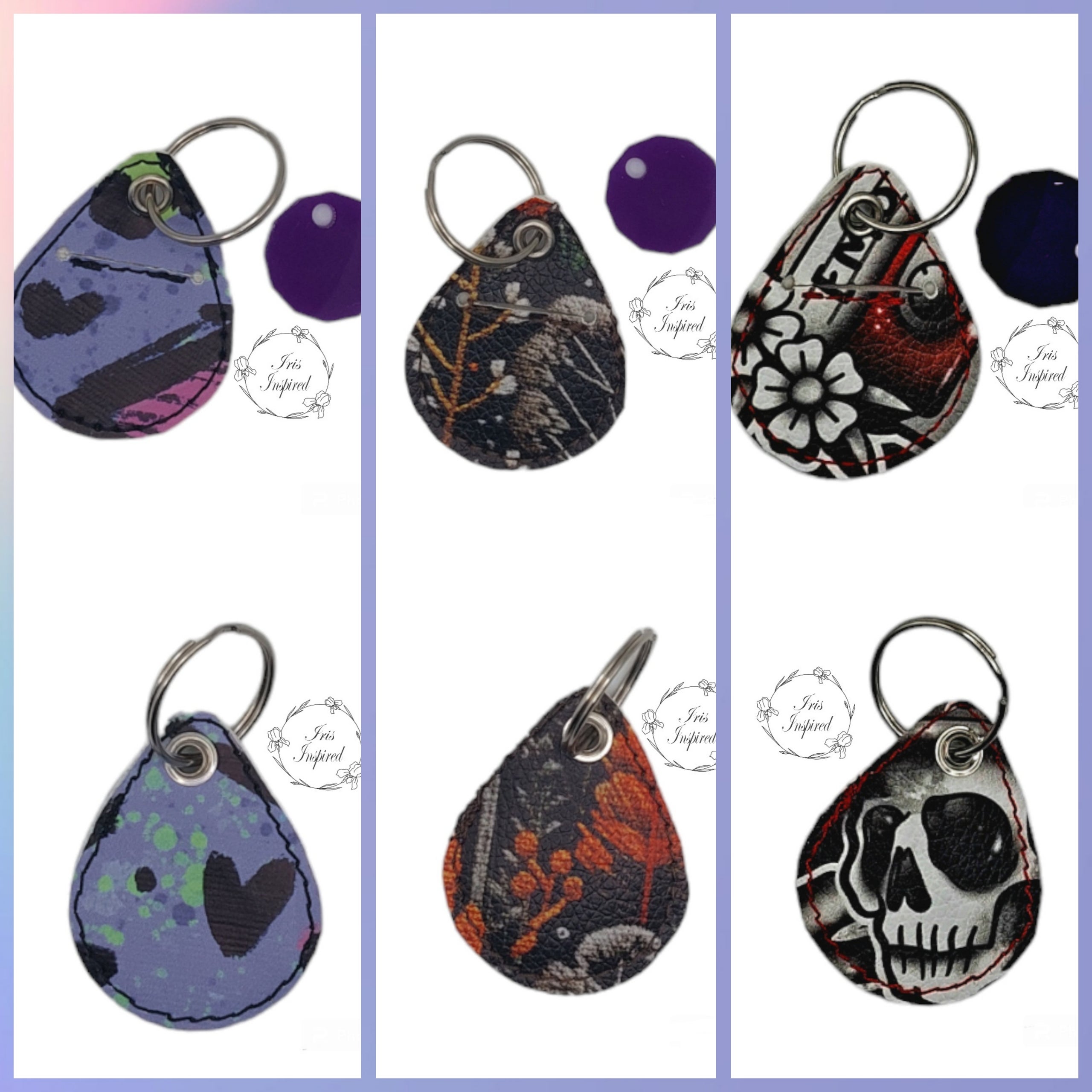 Custom Made Trolley Token | Iris Inspired