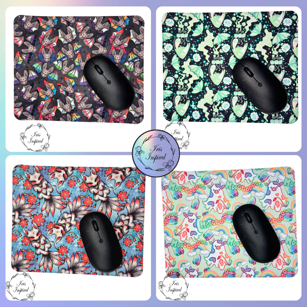 Custom Made Mouse Pad | Iris Inspired